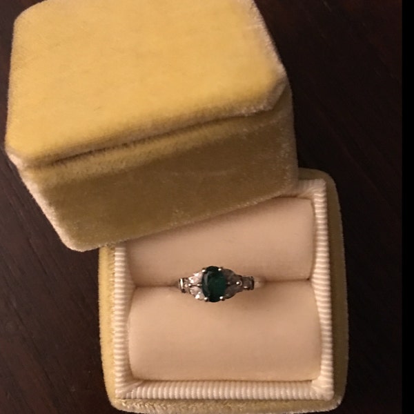 Yellow Velvet Ring Box, Wedding Ring Box, Engagement Ring Box, Proposal ...