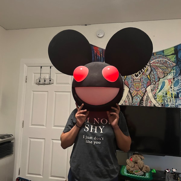 Deadmau5 Inspired Costume Rave Cosplay Head Mask - Etsy