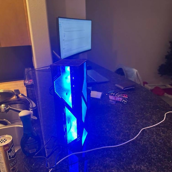 Circuit Board Desk Lamp | Cyber Style Night Light | Lantern Gift for ...