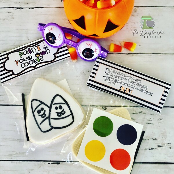 5" PYO Cookie Treat Bag Topper Printable Treat Bag Toppers- Halloween ...