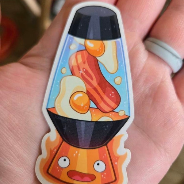 Japanese Fantasy Lava Lamp Stickers: Fire Demon, Candy Sprites ...