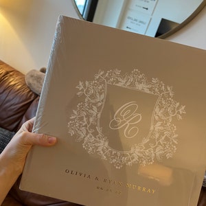 Wedding Guest Book Formal Wedding Hardcover Guestbook With | Etsy