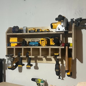 French Cleat Router Storage Shelf DIY Woodworking Plans - Etsy