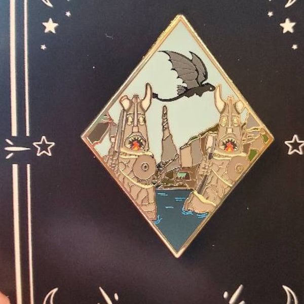 Berk Enamel Pin: HTTYD, Toothless, Hiccup, Fantasy Fan Art Lapel Pin - Etsy