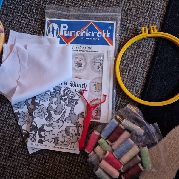 Punch Needle Using With 3 Different Sized Needles Punch Craft Needle ...