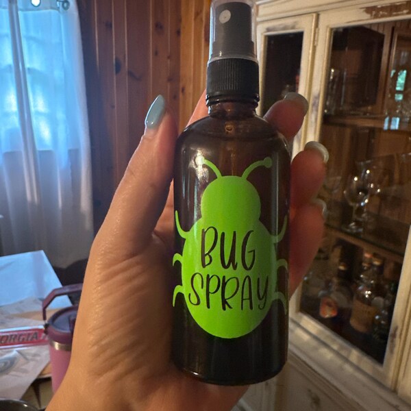 Bug Spray Label, Bug off Label, Essential Oil Labels, Bug Spray Decal ...