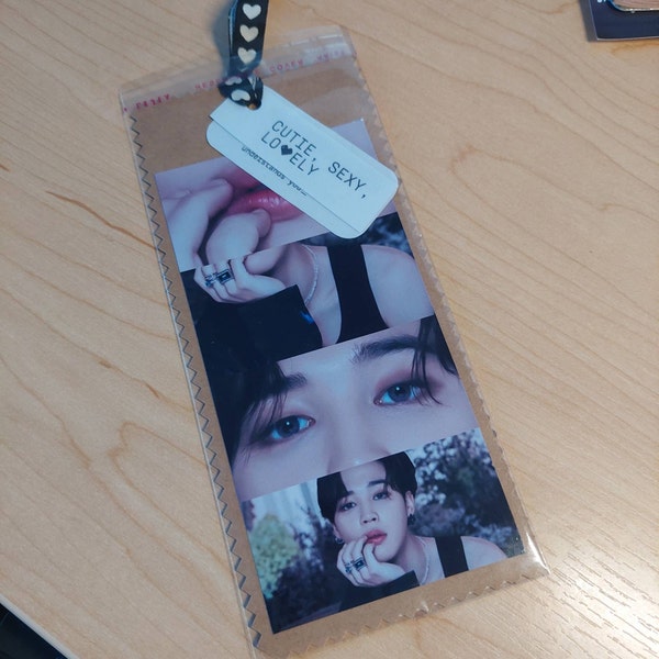 BTS Jimin Bookmark - Etsy