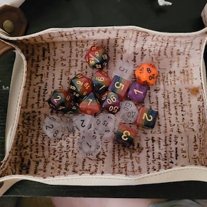 Scroll of Rolling Dice Rolling Tray or Rolling Mat With | Etsy