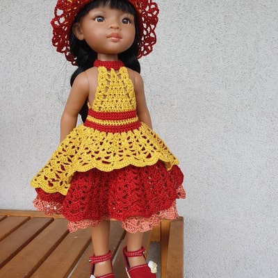 Crochet Pattern sofia for 13-inches Dolls Paola - Etsy
