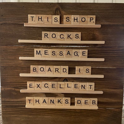 Table Top Sign Style Scrabble Letter Board Message Board Quote Board ...