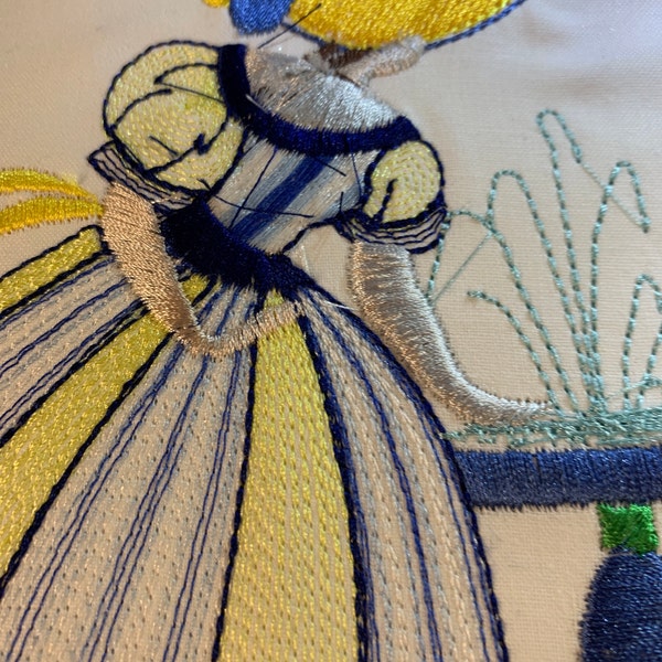 In the Hoop Strip Quilt Block Machine Embroidery Design (digital ...