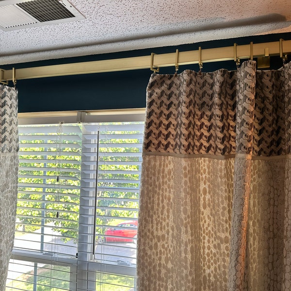 Acrylic Metal Rectangular Curtain Ring - Etsy