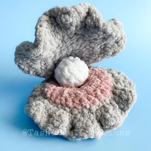 Pearl the Oyster — CROCHET PATTERN ONLY, Crochet Oyster Pattern ...
