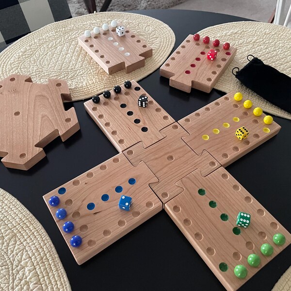 Aggravation Game Wahoo Game Handcrafted Hardwood Game Customizable ...