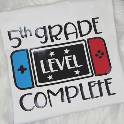 Fifth Grade Level Complete SVG PNG Jpg Pdf, 5th Grade Graduation Svg ...