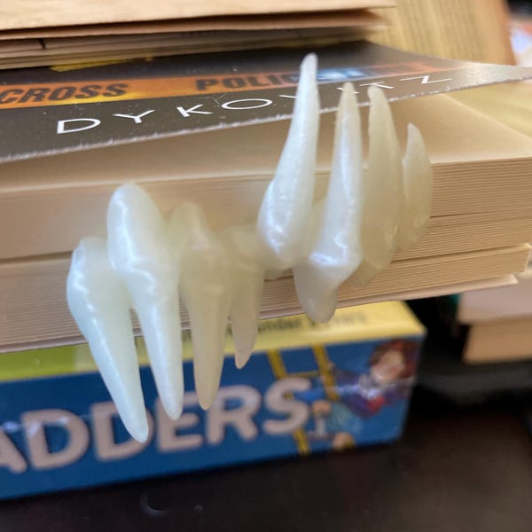 Scary Claws Bookmark - Etsy