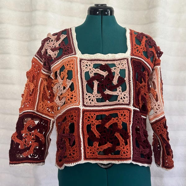 PATTERN Celtic Granny Square - Granny Square - PDF Crochet Pattern With ...