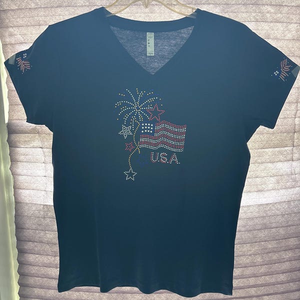 Rhinestone Queen of Bingo Bling Ladies V-neck T-shirt Tee Grandma Gift Mom Gift - Etsy