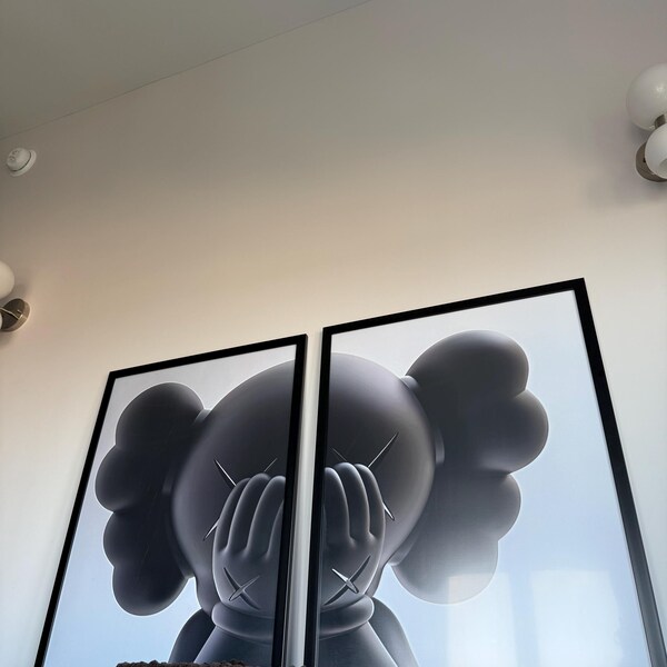 Sporty Basketball KAWS 2 Set Poster Instant Digital Download Only for 2 ...