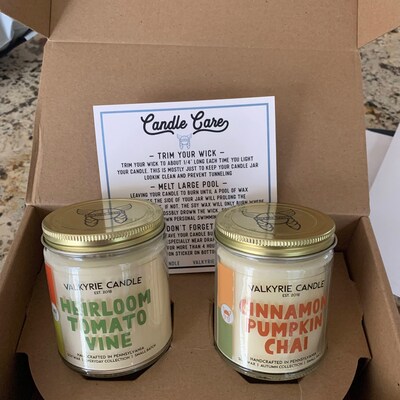 White Tea & Rose Candle - Etsy