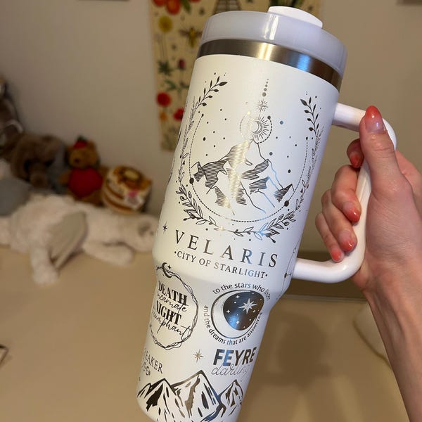 40 Oz the Thirteen TOG Tumbler With Handle, TOG Merch, Fireheart Gift ...