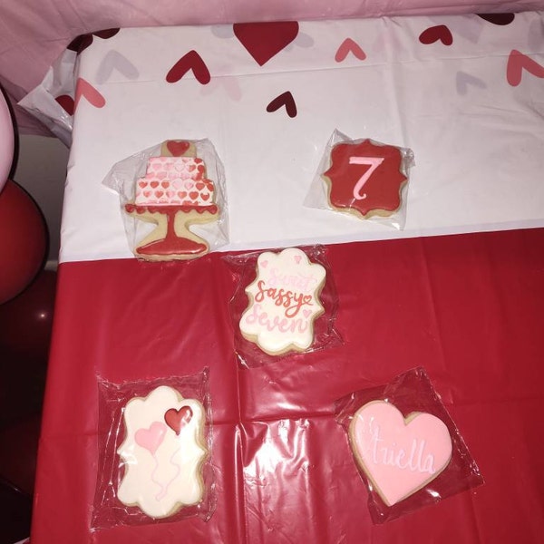 Pink and White 1 Dozen Coquette /bow Theme Custom Decorated Sugar ...