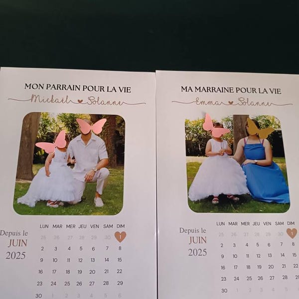 Personalized Couple Poster Calendar Meeting Date Photo First Names ...