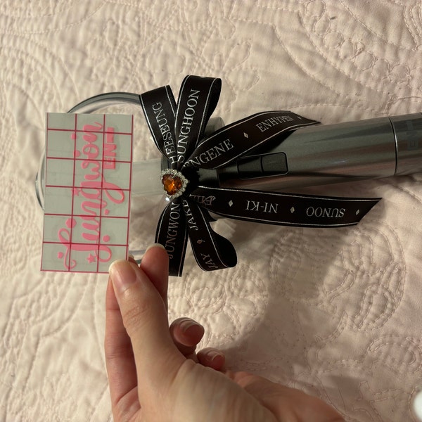 Kawaii ATEEZ Korean Name Tags for Kpop Journal- Kpop Planner Stickers ...