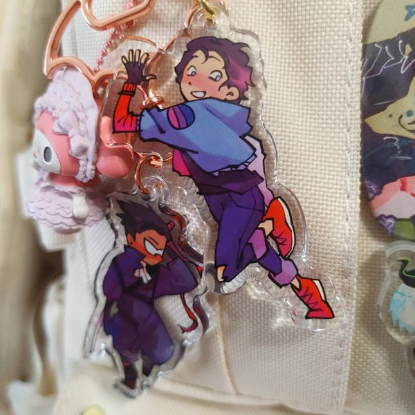 Lloyd and Sensei Garm Acrylic Charm - Etsy