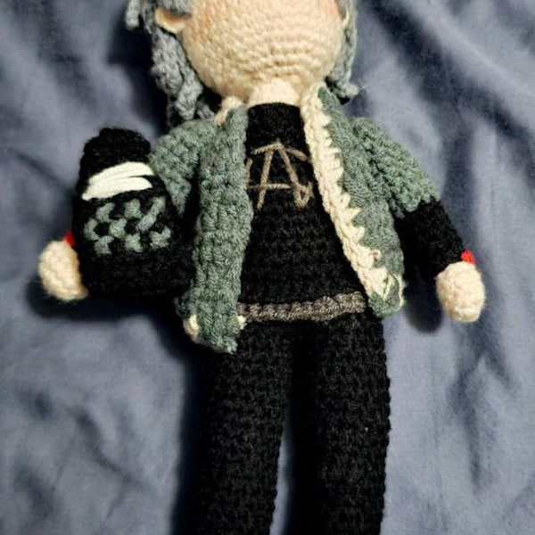 Fanmade FFXIV Amigurumi FFXIV Emet Selch Crochet Doll Amigurumi, FFXIV ...