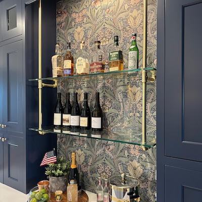 Ceiling-mounted French Bistro Shelves for Bar or Kitchen - Etsy