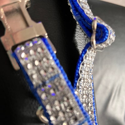 Silver, Grey Rhinestone Fancy, Glitter, Blingy Dog Leash, Platinum Dog ...
