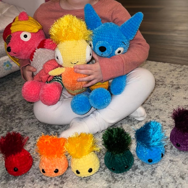 Barnacles - Handmade Crochet Plush Soft Toy Barnacle Colorful Plush ...