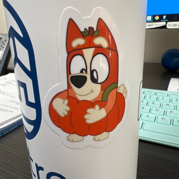 Bluey Halloween Stickers (10 Pack) - Etsy