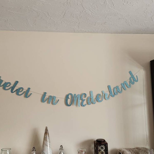 Personalized Name in Onederland Party Decorations, Custom in Onederland ...