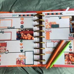Happy Planner Fall Stickers, Fall Happy Planner Printables, September ...