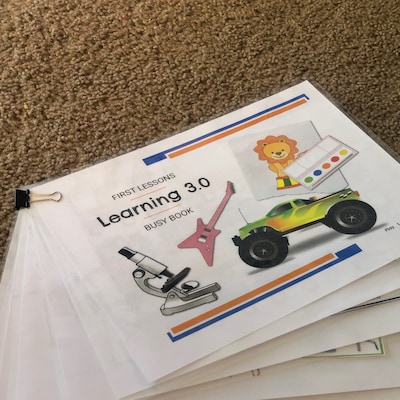 Printable Busy Book Page, Sharing File Folder Game, Preschool Learning ...