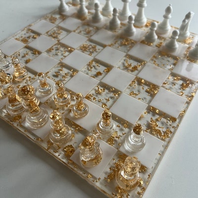 Beautiful Custom Made Resin Chess Set - Etsy