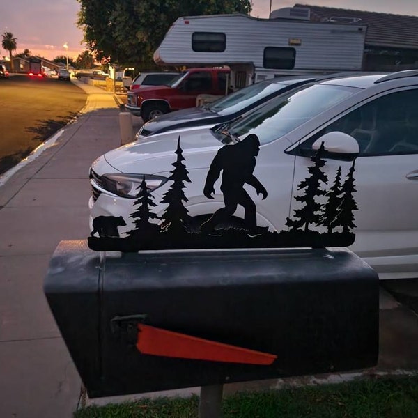 Bear With Cubs Mailbox Topper - Etsy