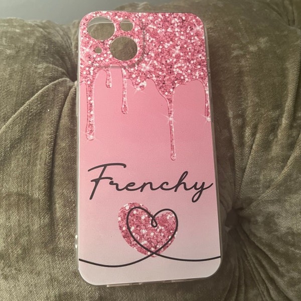 Personalised Phone Case iPhone 13 Shinee Hearts Custom Name Initials ...