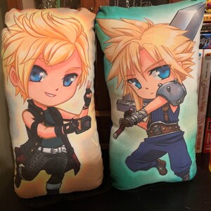 Prompto, Noctis, Ignis, Gladio Chibi Pillow Plushies. Final Fantasy XV ...