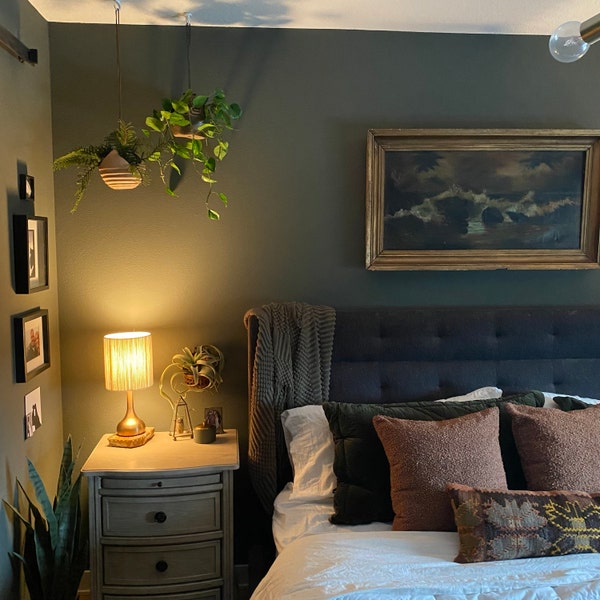 Vintage Kate Purcell Hand Painted Peaches Orange & Ceramic Planter Pot ...