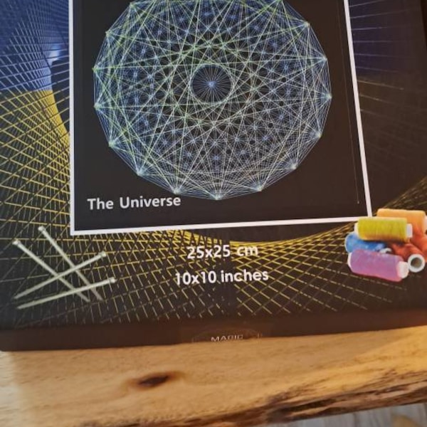 String Art Kit "the Flare-1", DIY, Mandala, Nail and String Art Kits ...