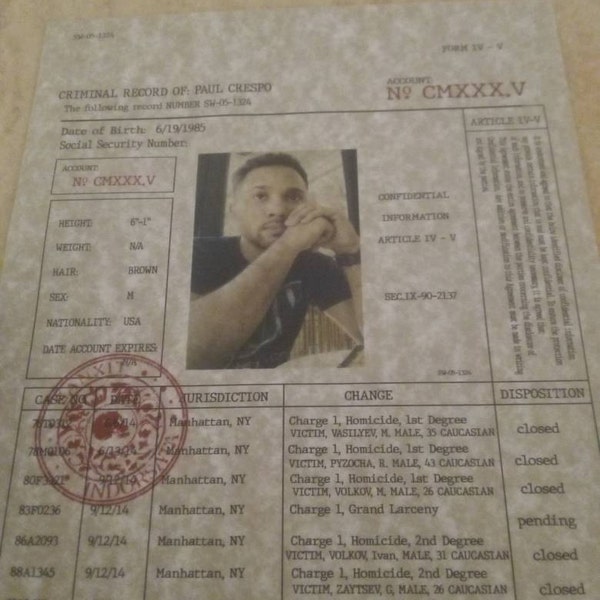 Excommunicado John Wick Contract Documents for Prop or Display the Continental - Etsy