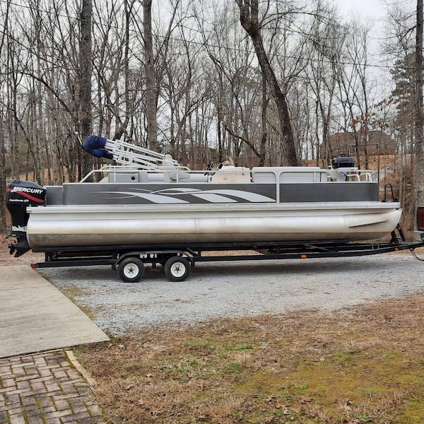 Vinyl Graphics Pontoon Graphics Boat Graphics - Many Color Options ...