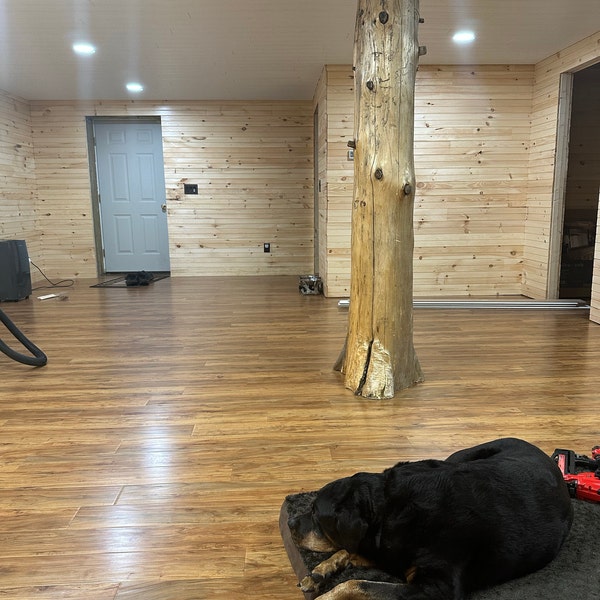 Authentic Rustic Cedar Log Basement Pole Covers Support Post Wrap - Etsy