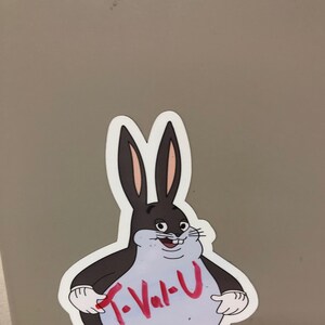 Big Chungus Vinyl Sticker or Magnet Laptop Stickers - Etsy