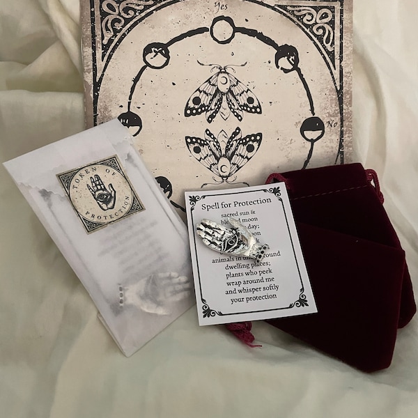 Witchcraft Talisman • Token of Protection • Wiccan Amulet • Hand Eye ...