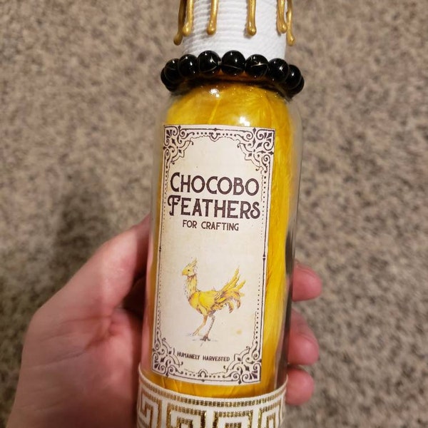 Chocobo Feathers Inspired by Final Fantasy / Crafting Ingredient ...