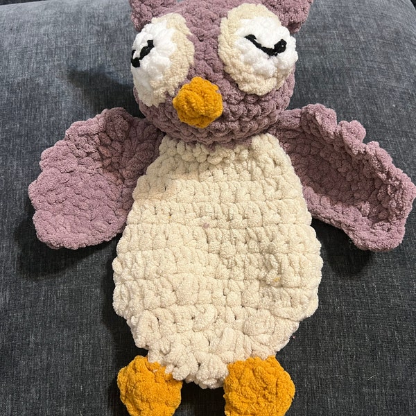 Pattern: Oakley the Owl Snuggler Pattern, Crochet Owl, Crochet Pattern ...